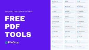 Free PDF tools