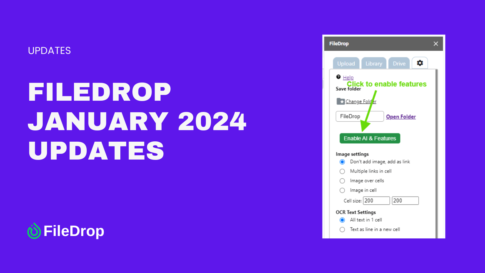 FileDrop January 2024 Updates - FileDrop