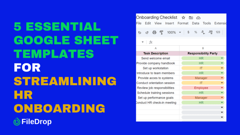 5 Essential Google Sheet Templates for Streamlining HR Onboarding ... 5 Essential Google Sheet Templates for Streamlining HR Onboarding ...