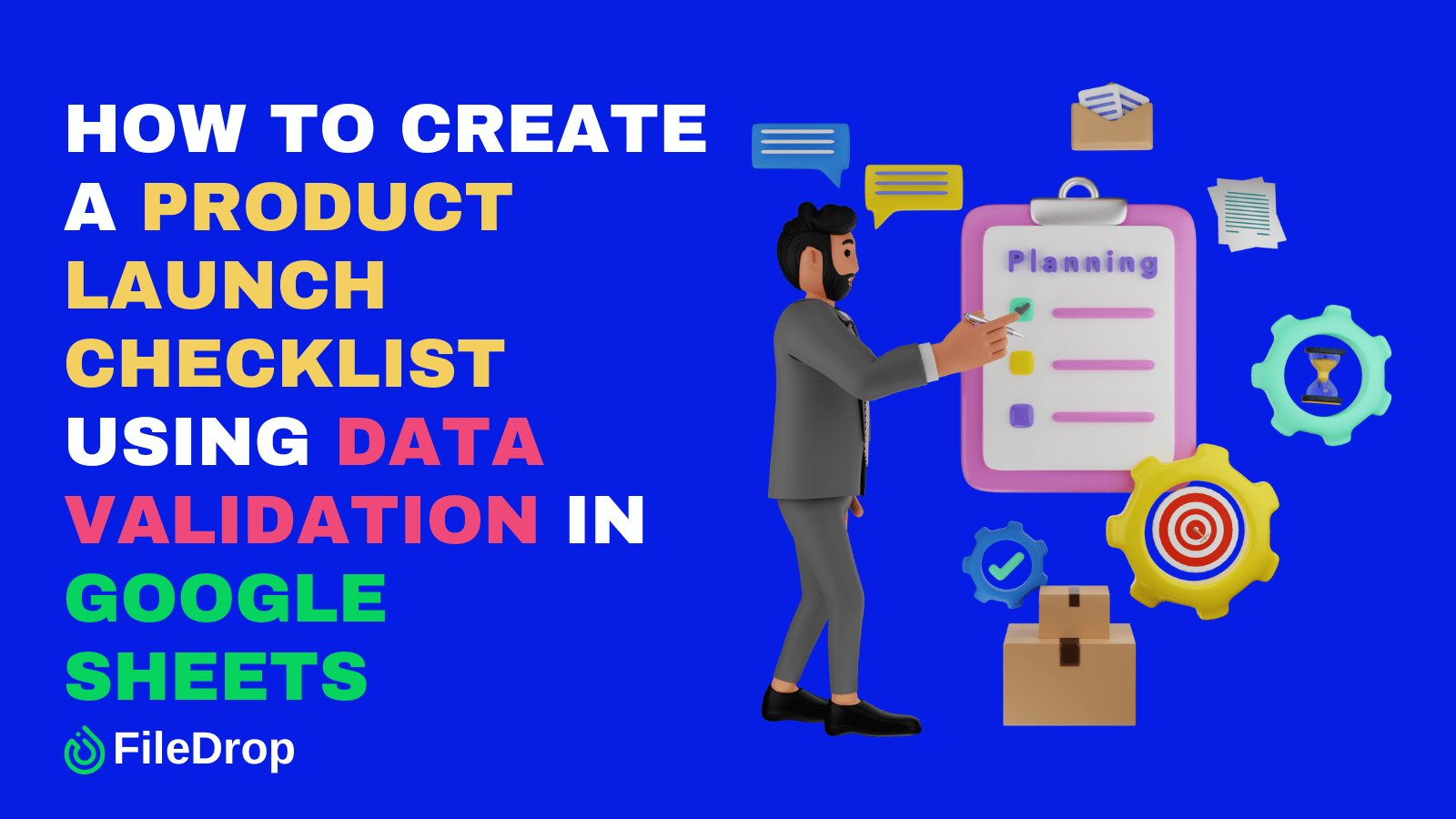How to Create a Product Launch Checklist Using Data Validation in ...