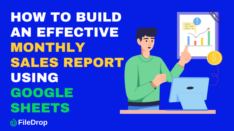 How to Build an Effective Monthly Sales Report Using Google Sheets ...